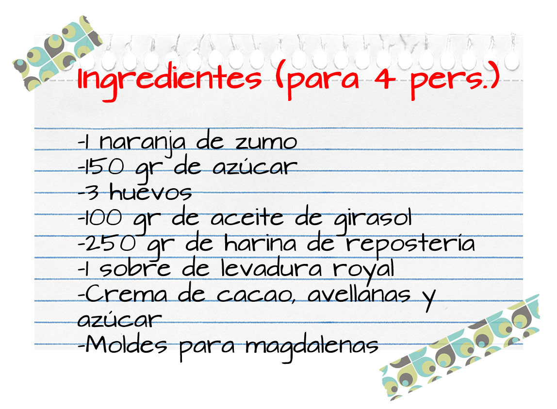 Magdalenas con relleno de chocolate | Lovely And Creatiful